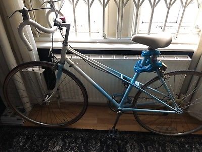 Ladies Raleigh Racing Impulse Blue /white Road Bike 20inch Frame. 10 ...