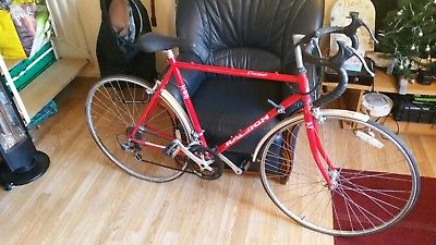 Raleigh Pursuit Road Racing Bike Red Vintage Classic 24″ Frame Totally ...