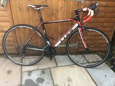 Cube Peloton Race, Road Bike, 56cm, Black And Red, Shimano 105 ...
