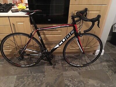 Cube Peloton Race, Road Bike, 56cm, Black And Red, Shimano 105 ...