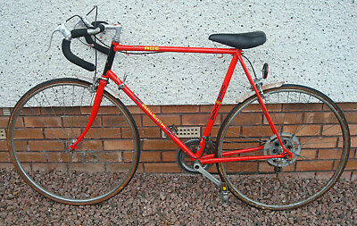1981 Raleigh Ace Racing Bike, 10 Gears, 23″ Red Vintage Touring Road ...