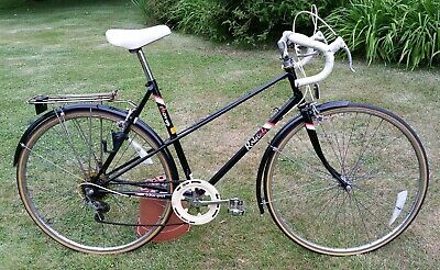 Vintage Classic Raleigh Ebony Ladies Sport Mixte Road Racing Bicycle ...
