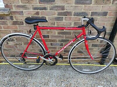Red Raleigh Pursuit Road Racing Bike. 56cm Frame, 28″ Wheels. 12 Gears ...