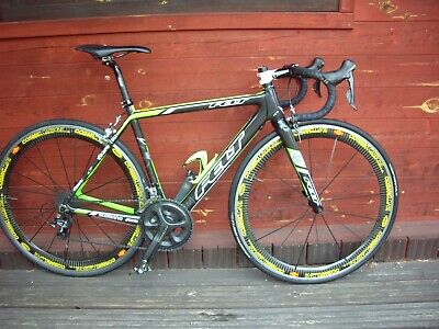 Black 51cm Carbon Road Race Bike Felt F1 Di2 /cable 11 Speed 22 Gears ...