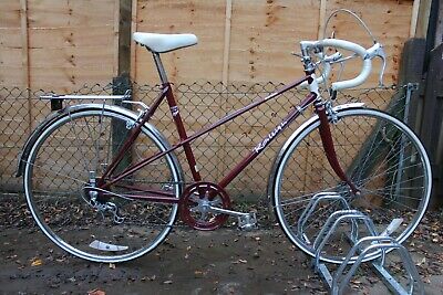 Vintage Raleigh Romana Ladies Road Racing Bike 700 28c Wheel Burgundy ...