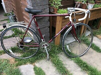 Raleigh Routier Vintage Road Racing Bike; Dark Red; Excellent Condition ...