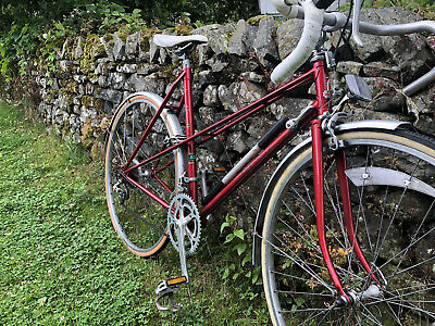 Ladies Vintage Raleigh 531 Red Road Racing Bicycle 12 Speed , 27 ...