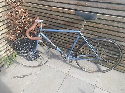 Vintage Blue Raleigh Men’s Road Racing Bike – Steel Frame, Restoration ...