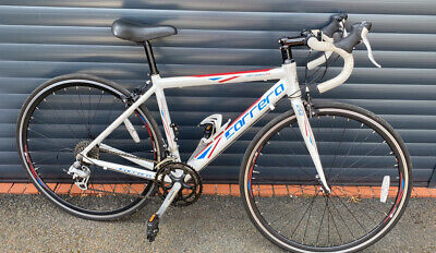 Carrera Road Race Bike 18″ Frame, White With Road Racing Tyres Drop ...