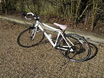 Viking Road Race Bike 18″ Frame, White With Road Racing Tyres Drop Bars ...